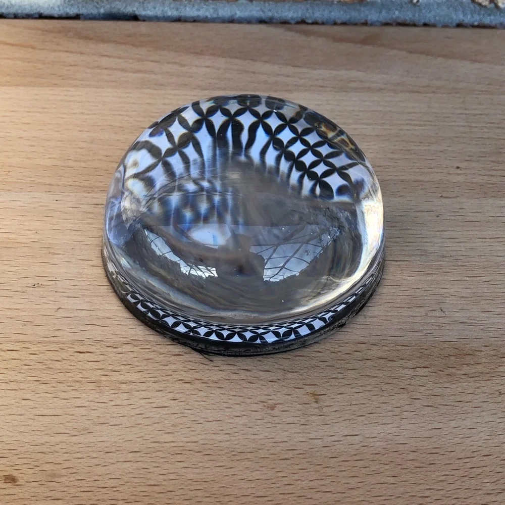 Two's Company | Office | Twos Company Round Glass Initial N Paper ...